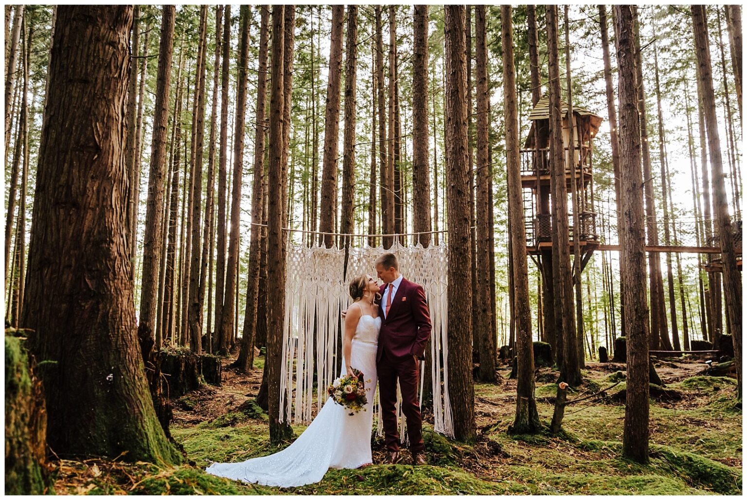 The Emerald Forest Micro Wedding in Redmond, WA | Drew + Taylor ...