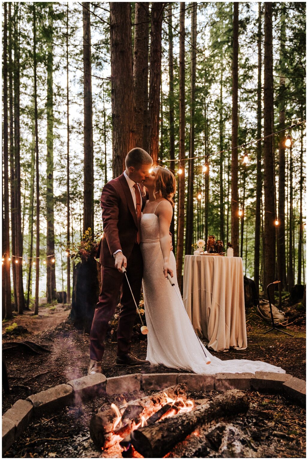 The Emerald Forest Micro Wedding in Redmond, WA | Drew + Taylor ...