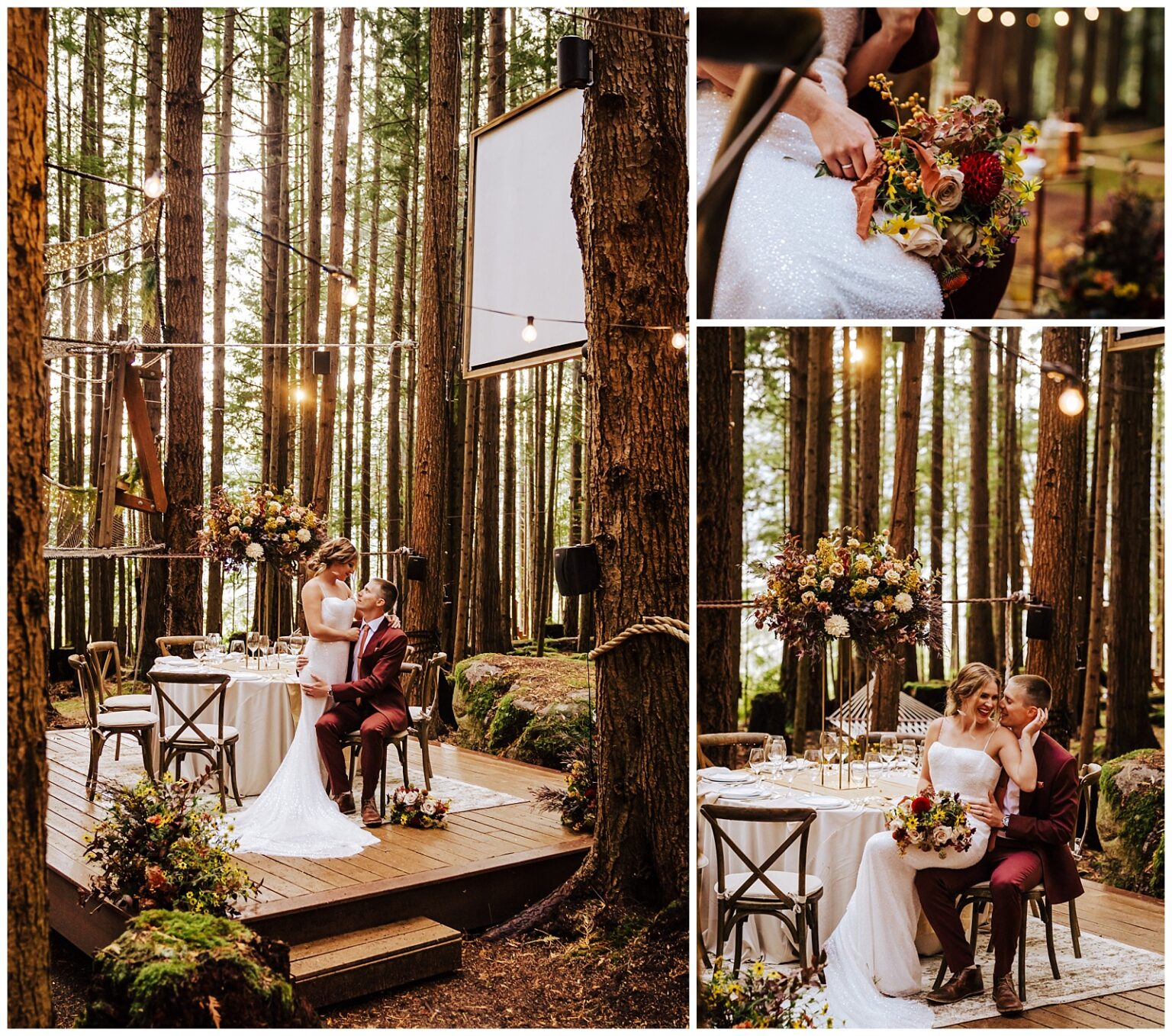 The Emerald Forest Micro Wedding in Redmond, WA | Drew + Taylor ...